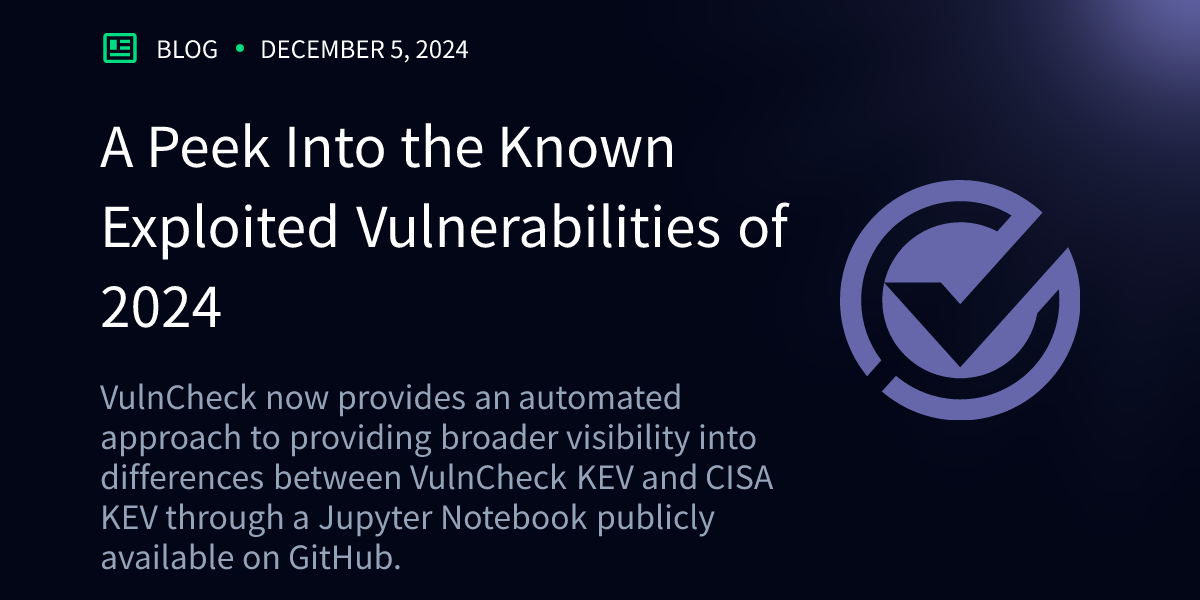 A Peek Into the Known Exploited Vulnerabilities of 2024 | Blog | VulnCheck